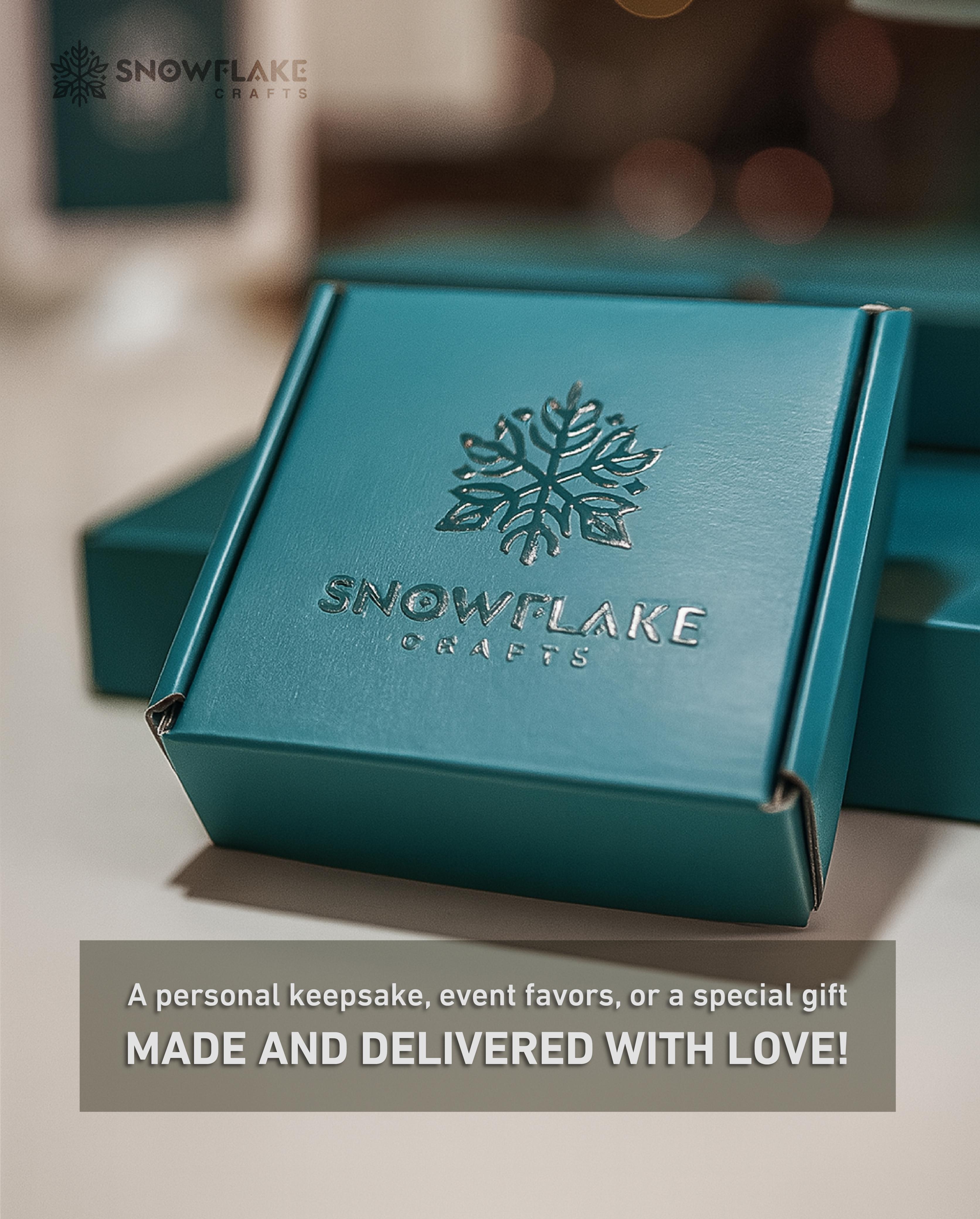 Snowflake Branded Box 13X13X5 cm – Snowflake Crafts